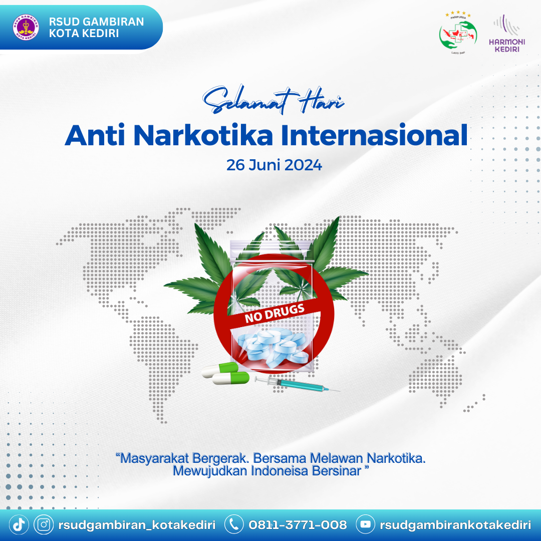 HARI ANTINARKOTIKA SEDUNIA 2024 – RSUD Gambiran Kota Kediri